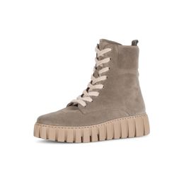 Gabor Comfort Plateau Stiefeletten in Beige | Gr.: 43