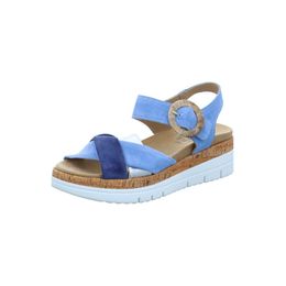 Aco Keilsandaletten in Blau | Gr.: 38