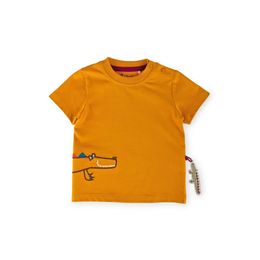 Sigikid T-Shirt Happy Crocodile in senfgelb | Gr.: 80