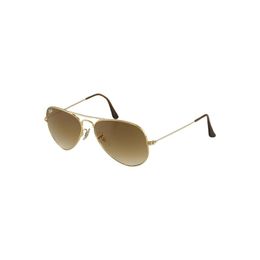 Ray-Ban Sonnenbrille Damen Gr&ouml;&szlig;e One Size Second Hand gold