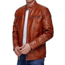Tazzio Lederjacke "19709" - in Cognac | Gr.: XXL