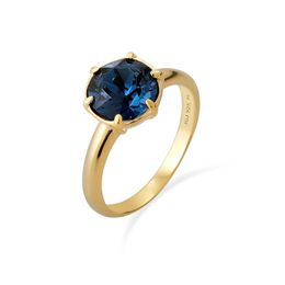Elli Ring 925 Sterling Silber in Gold | Gr.: 58