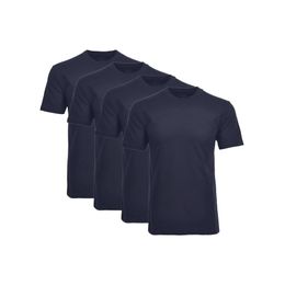 Ragman T-Shirt 4er Pack in Dunkelblau | Gr.: 5XL