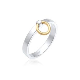 Elli Ring 925 Sterling Silber Geo, Kreis in Silber | Gr.: 58