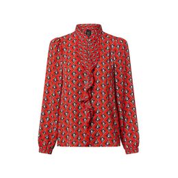 Marc Cain COLLECTIONS Bluse in rot anthrazit - 0001 | Gr.: 36