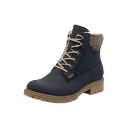 Rieker Schn&uuml;rstiefeletten in Blau | Gr.: 38