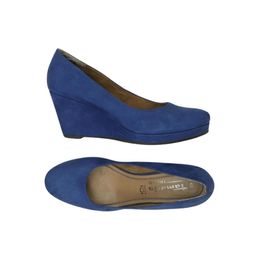 Tamaris Pumps Damen Gr&ouml;&szlig;e 40 Second Hand blau