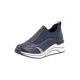 Remonte Sportliche Slipper in Blau | Gr.: 38