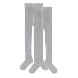 s.Oliver S. Oliver Strumpfhose 2er Pack essentials in Grau | Gr.: 110/116
