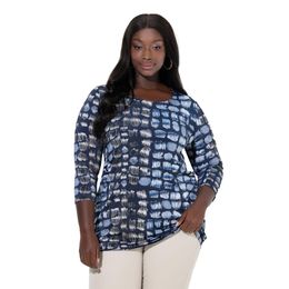 Ulla Popken Shirt in dunkles marine | Gr.: 46-48