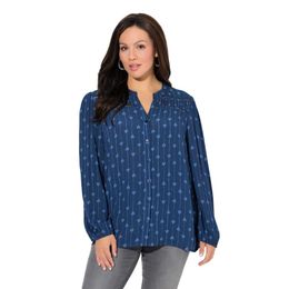 Ulla Popken Bluse in tintenblau | Gr.: 50-52