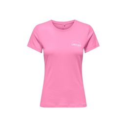 Only Play T-Shirt 'Cava Life' in rosa | Gr.: S