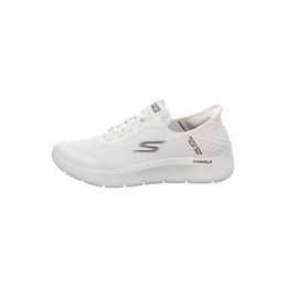 Skechers Sportliche Slipper in Wei&szlig; | Gr.: 44