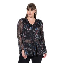 Ulla Popken Bluse in schwarz | Gr.: 50-52