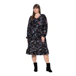 Ulla Popken Midikleid in schwarz | Gr.: 58-60