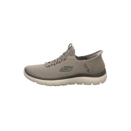 Skechers Sportliche Slipper in Beige | Gr.: 40