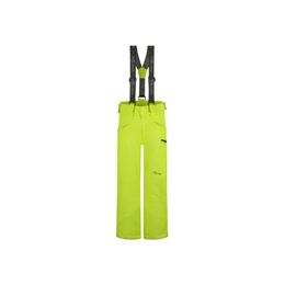 Trollkids Ski-/ Snowboardhose Kongsberg in glow green | Gr.: 128