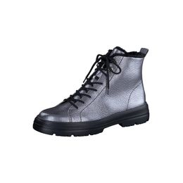 Paul Green Schn&uuml;rstiefeletten in Silber | Gr.: 37,5