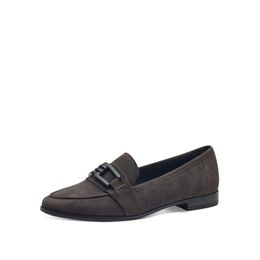 Marco Tozzi Hochfront Slipper in Grau | Gr.: 40