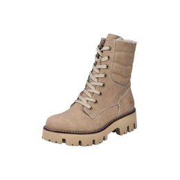 Rieker Schn&uuml;rstiefeletten in Beige | Gr.: 38