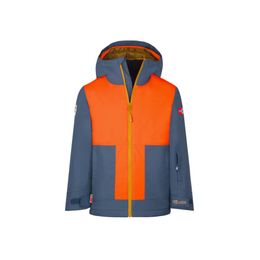 Trollkids Ski-/ Snowboardjacke Rauland in bronze/blue | Gr.: 152