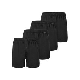 Schiesser Boxershort 4er Pack in Schwarz | Gr.: L