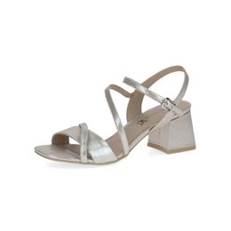 Caprice Riemchensandaletten in Silber | Gr.: 39