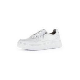 Gabor Comfort Sportliche Schn&uuml;rschuhe in Wei&szlig; | Gr.: 40,5