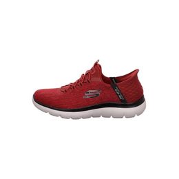 Skechers Sportliche Slipper in Rot | Gr.: 44