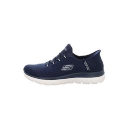 Skechers Sportliche Slipper in Blau | Gr.: 37