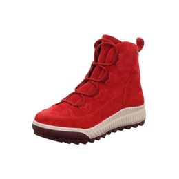 Legero Schn&uuml;rstiefeletten in Rot | Gr.: 39
