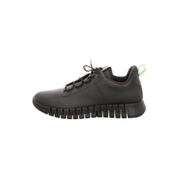 Ecco Sportliche Schn&uuml;rschuhe in Schwarz | Gr.: 46