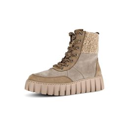 Gabor Plateau Stiefeletten in Beige | Gr.: 44
