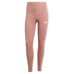 adidas Sportswear Sporthose 'Essentials' Damen Gr&ouml;&szlig;e 46/48 altrosa / wei&szlig;