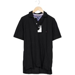 Tommy Hilfiger Poloshirt Herren Gr&ouml;&szlig;e L Second Hand schwarz