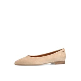 Manfield Ballerina Damen Gr&ouml;&szlig;e 36 beige