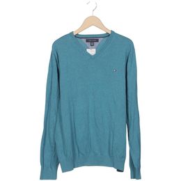 Tommy Hilfiger Pullover Herren Gr&ouml;&szlig;e XXL Second Hand t&uuml;rkis