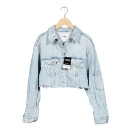 Zara Jacke Damen Gr&ouml;&szlig;e S Second Hand hellblau