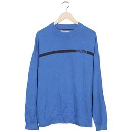 Calvin Klein Jeans Pullover Herren Gr&ouml;&szlig;e L Second Hand blau