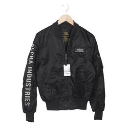 Alpha Industries Jacke Herren Größe S Second Hand schwarz