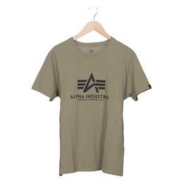 Alpha Industries T-Shirt Herren Gr&ouml;&szlig;e L Second Hand gr&uuml;n