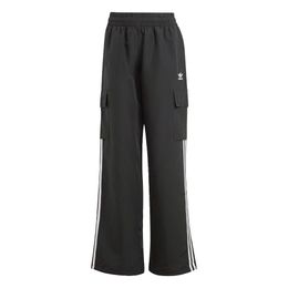 adidas originals Hose 'Adicolor' Damen Gr&ouml;&szlig;e 50/52 schwarz / wei&szlig;