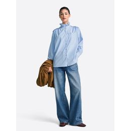 Rich & Royal Rich & Royal Bluse Damen Gr&ouml;&szlig;e M hellblau / wei&szlig;
