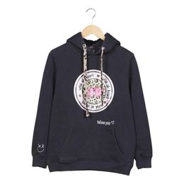 Zwillingsherz Kapuzenpullover Damen Gr&ouml;&szlig;e M Second Hand marine