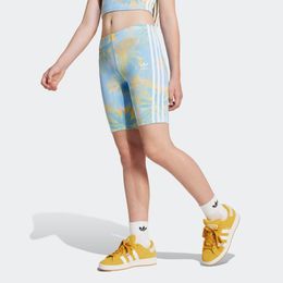 adidas originals Shorts M&auml;dchen Gr&ouml;&szlig;e 164 hellblau / senf / wei&szlig;