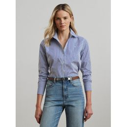 Lauren by Ralph Lauren Lauren Ralph Lauren Bluse 'JAMELKO' Damen Gr&ouml;&szlig;e S royalblau / wei&szlig;