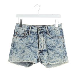 Acne Bermuda / Shorts Damen Gr&ouml;&szlig;e XS Second Hand creme / blau