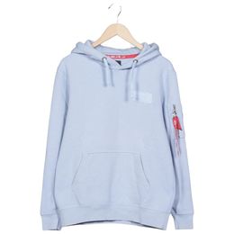 Alpha Industries Kapuzenpullover Herren Gr&ouml;&szlig;e M Second Hand hellblau