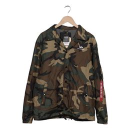Alpha Industries Jacke Herren Größe XL Second Hand grün