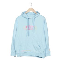 Zwillingsherz Kapuzenpullover Damen Gr&ouml;&szlig;e S Second Hand hellblau